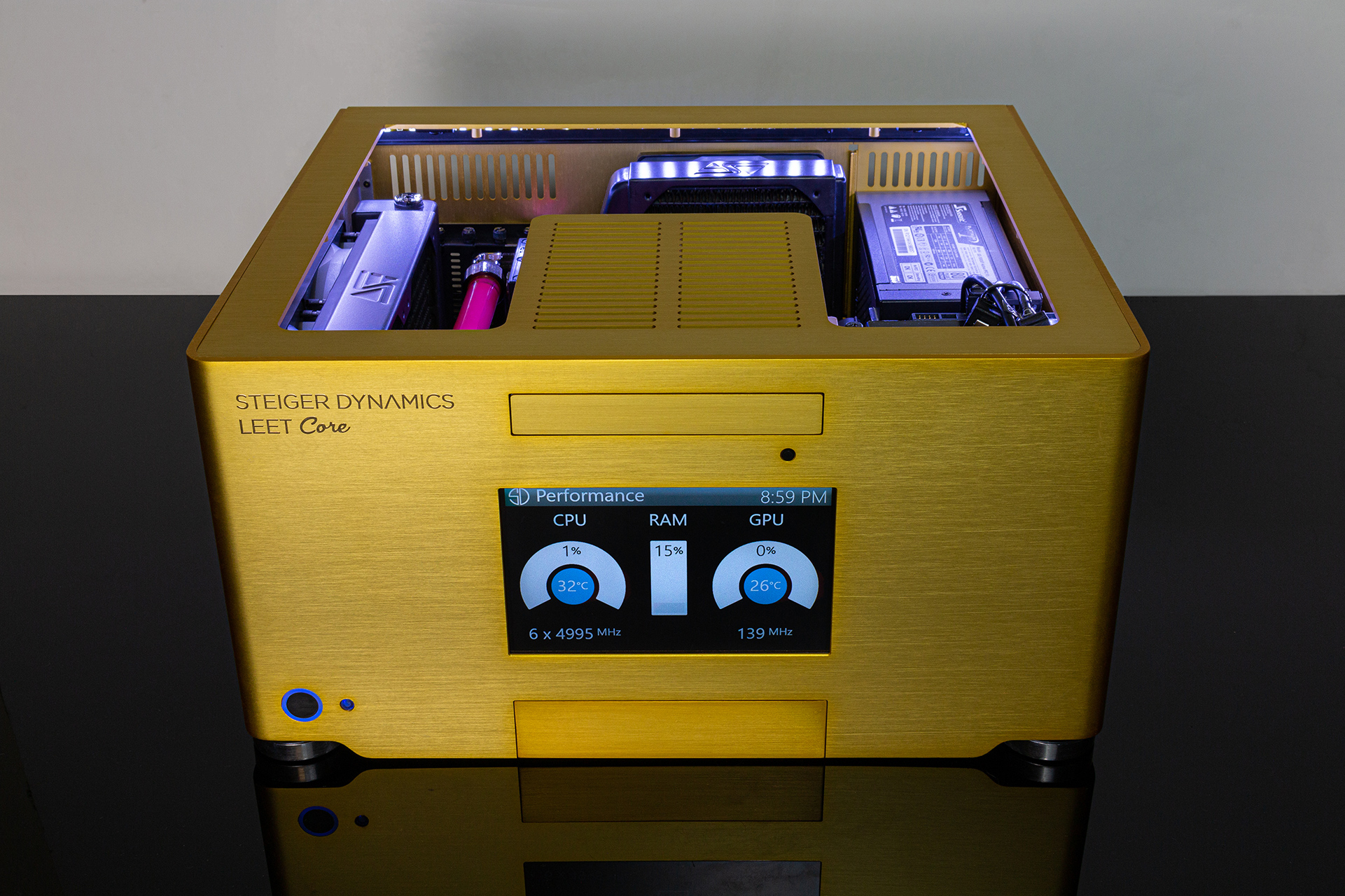 Golden LEET Special Gaming HTPC - STEIGER DYNAMICS