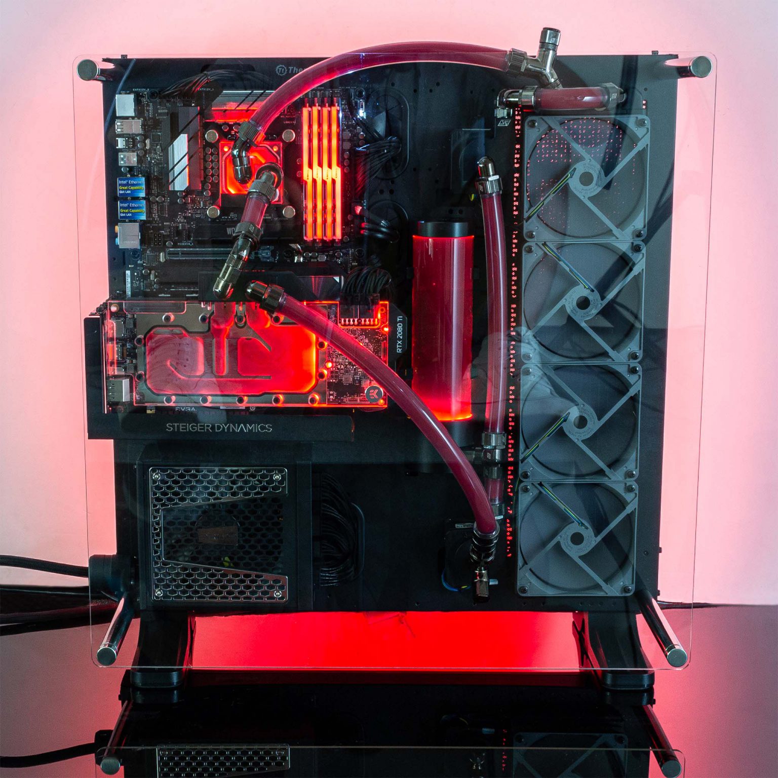 Fully Custom Hard-Line Liquid Cooled Workstation - STEIGER DYNAMICS